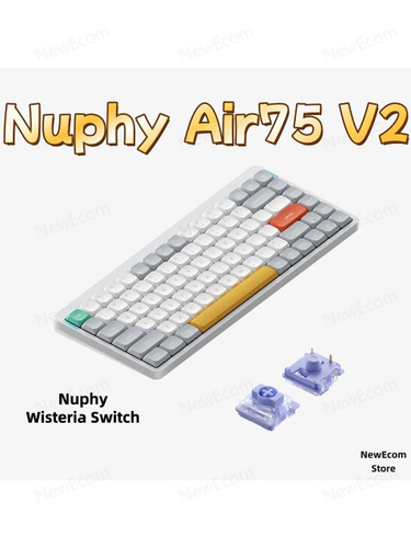 269 отзыв на NuPhy Клавиатура беспроводная Air75 V2 (75%), поддерживает ...