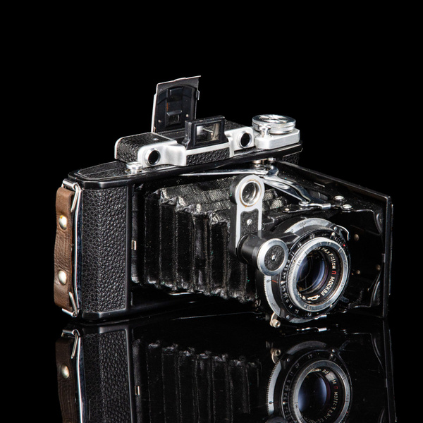 Фотоаппарат винтажный складной дальномерный Москва-2 объектив Индустар-23 в оригинальной коробке ...