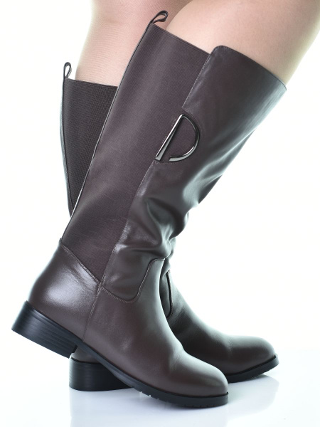 Сапоги Женский Ascalini, размер 41 коричневый Зима 12 Стандартный низкий (до 4 см) Россия купить ...