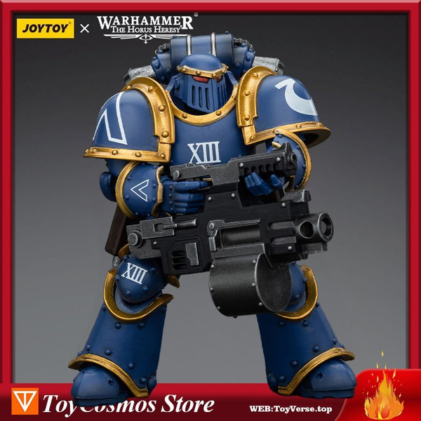 Подвижная фигурка JOYTOY Warhammer 30K Ultramarines Legion MKIII Tactical Support Squad ...