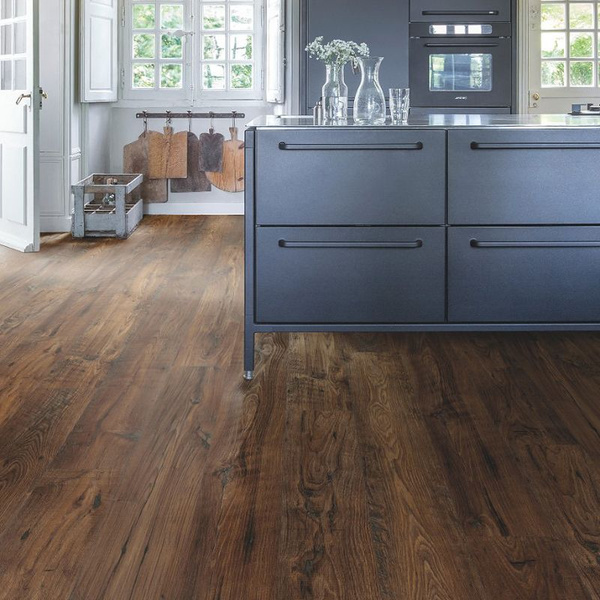 Ламинат Quick-step PERSPECTIVE WIDE 1542 Реставрированный тёмный каштан купить на OZON по низкой ...