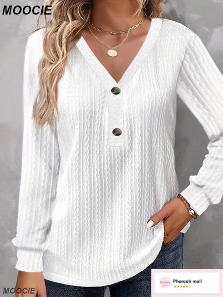 Лонгслив Женский MOOCIE белый Длинный, размер 46 Политекс Однотонный Повседневный купить c ...