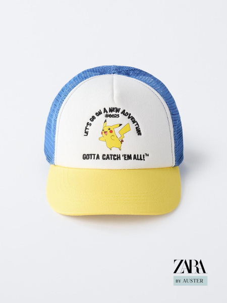 Кепка Zara PIKACHU POKEMON MESH CAP купить на OZON по низкой цене ...