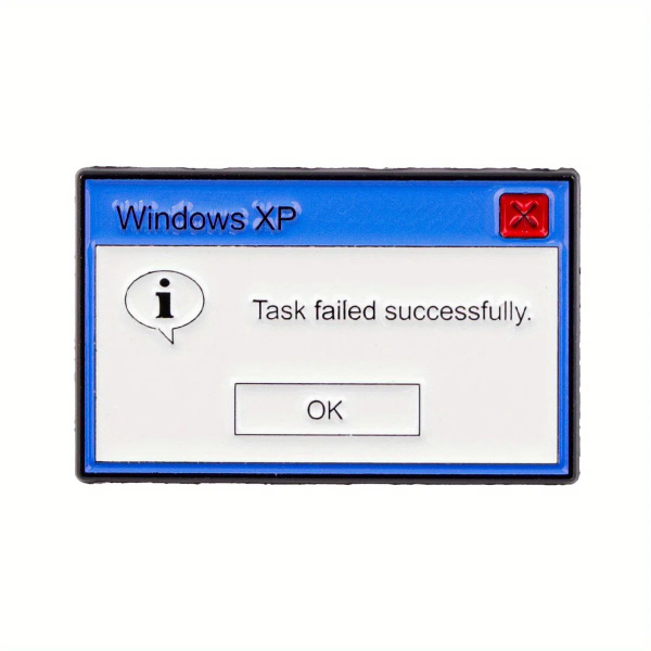 Значок "Windows XP" Task failed successfully (мем) купить на OZON по ...