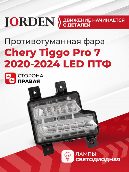 Фара птф для Чери Тигго Chery Tiggo Pro 7 2020-2024 правая, LED дневной ...