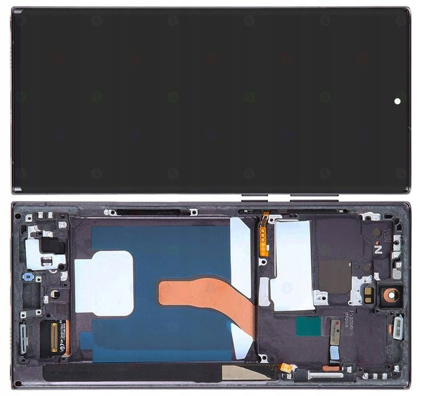 Дисплей для Samsung S908B/S9080 (S22 Ultra) модуль с рамкой Черный ...