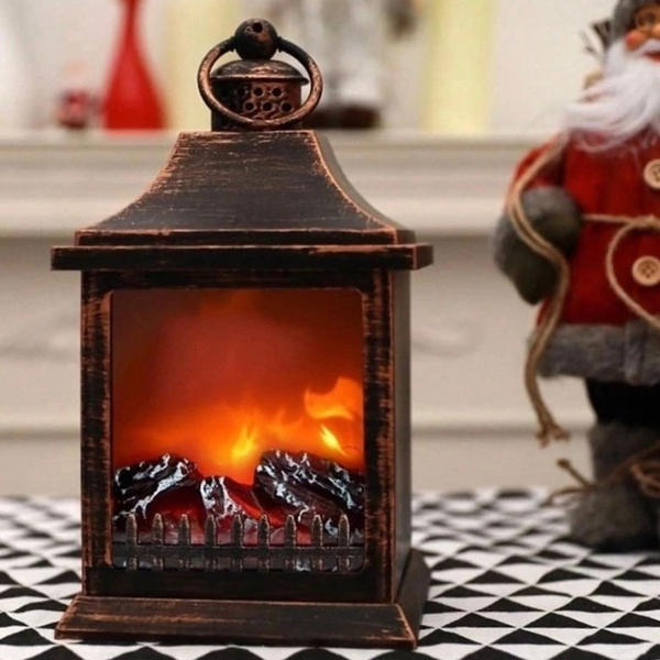 Камин электрический декоративный светодиодный 15*15*27 см , подвесной ...