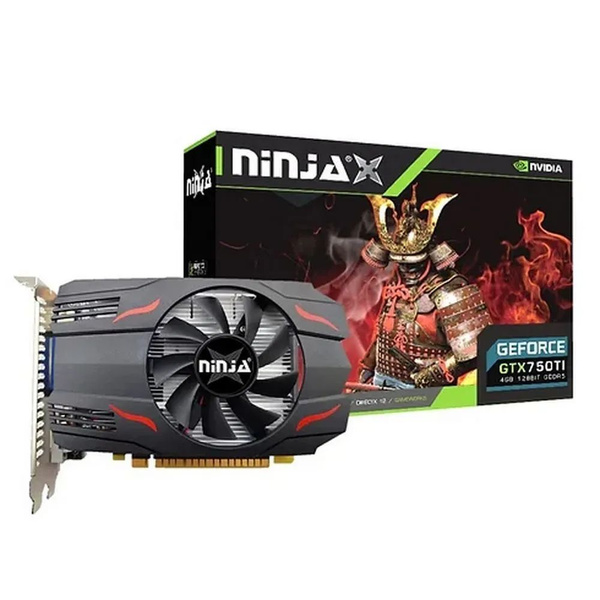 Видеокарта Ninja GeForce GTX 750 Ti, 2 ГБ PCI Express 3.0 HDMI, DVI ...