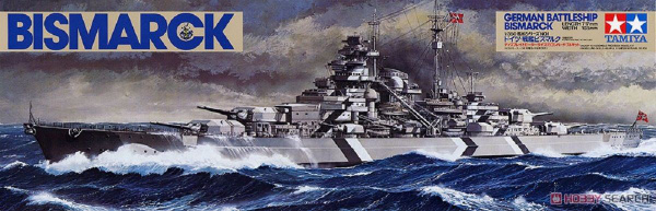 TAMIYA 78013 1/350 немецкий боевой корабль Бисмарк Новая модель судна ...