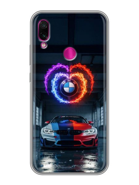 Чехол для Xiaomi RedMi Note 7 с принтом BMW БМВ (мужской) на Сяоми ...