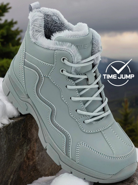 Анатомическая стелька Женский TimeJump Искусственная кожа, размер 41 G Зима Шнурки Стандартный ...
