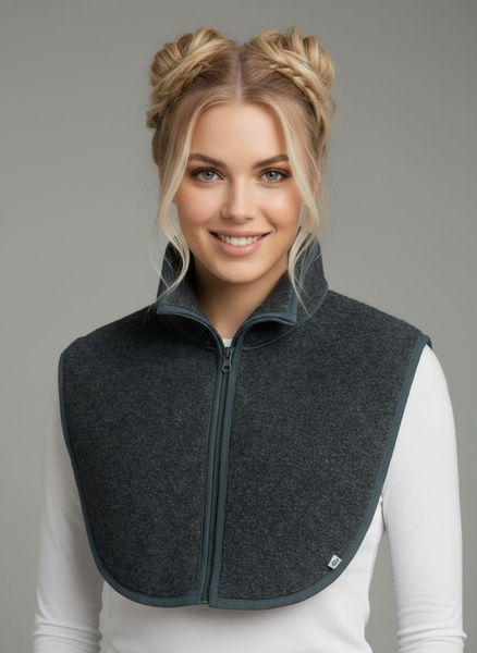 Манишка снуд ALLWOOL Манишка-воротник, Манишка шерстяная, Воротник меховой купить на OZON по ...