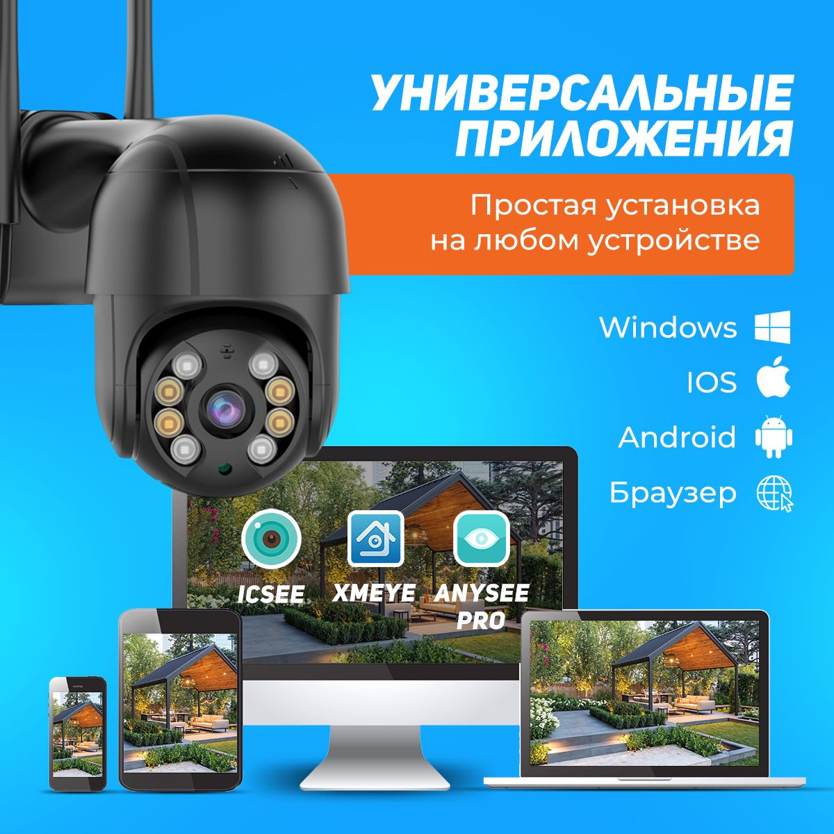 Камера видеонаблюдения камера_внешняя 1920×1080 Full HD - купить по ...