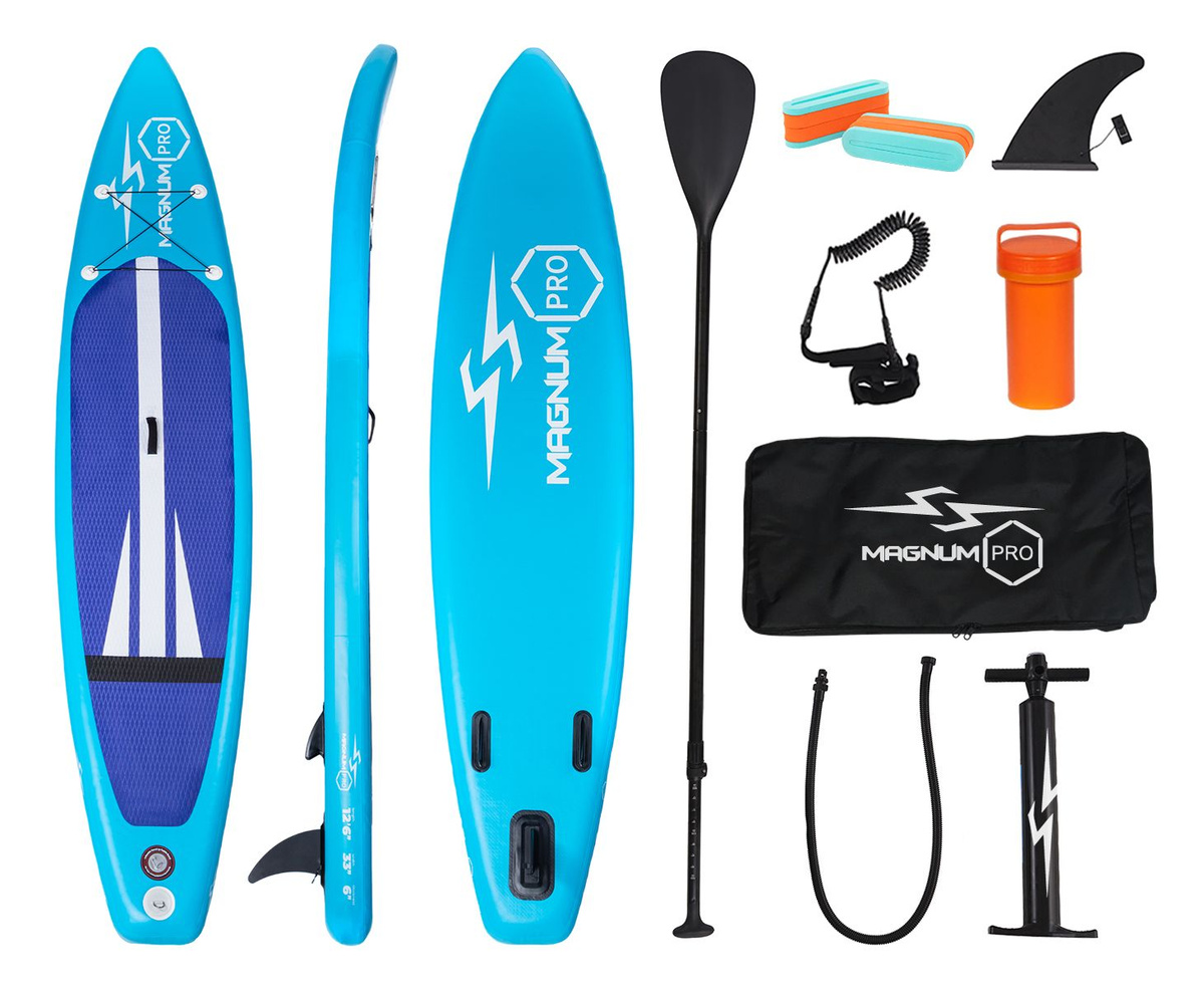 SUP-доска Magnum Pro light 11.6 надувная, зеленая, спортивная для ...