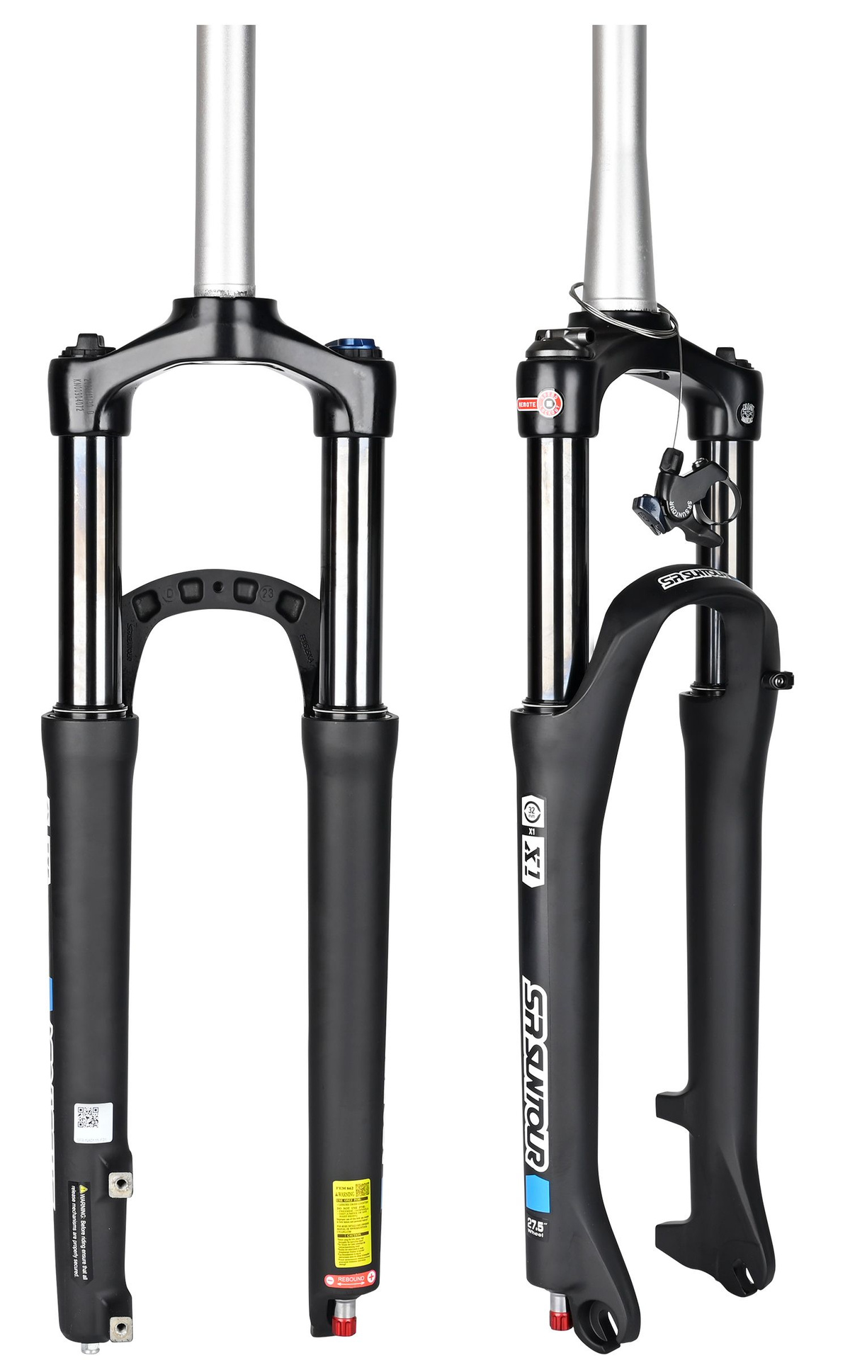 SR SUNTOUR X1 XCR Вилка для горного велосипеда с подвеской, ход 120 мм, QR 100x9 или BOOST ...