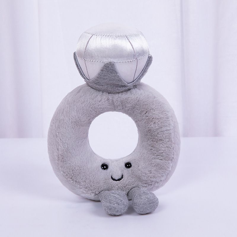 JELLYCAT плюшевая игрушка в форме бриллиантового кольца, подарок для ...