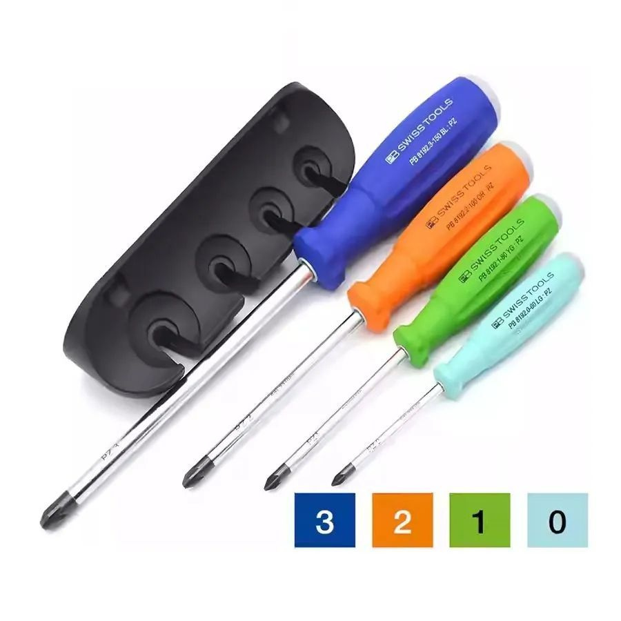 PB SWISS TOOLS 8243. RB Набор отверток с настенным креплением, для ...