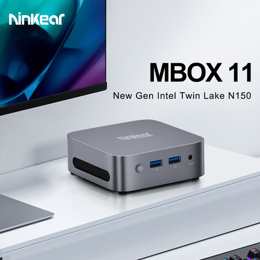 Мини-ПК (Intel N150, RAM 16 ГБ, SSD 500 ГБ, Intel HD Graphics, Windows ...