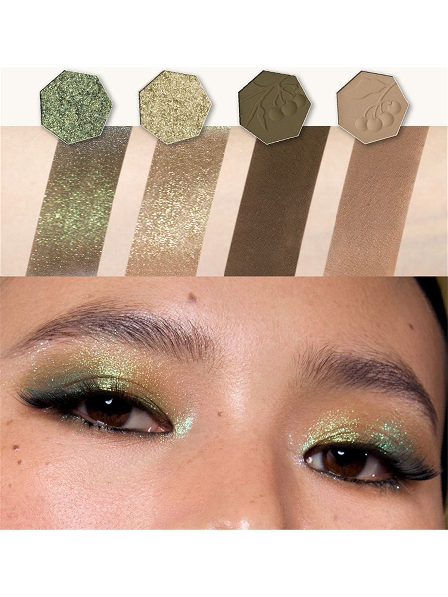 Girlcult четырехцветные палитра теней для век Matte Chameleon Smoky ...