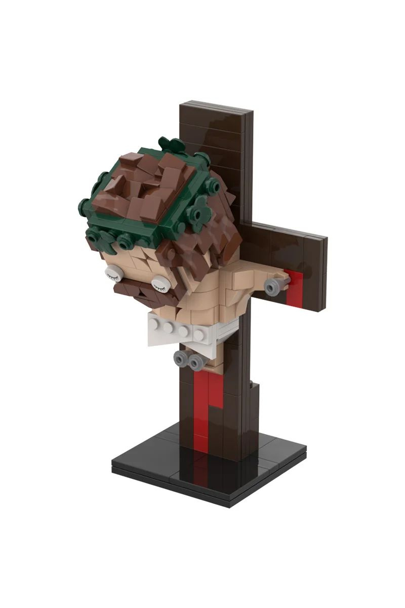 Конструктор MOC совместим с Lego Jesus Cross, подходит для детей, для ...