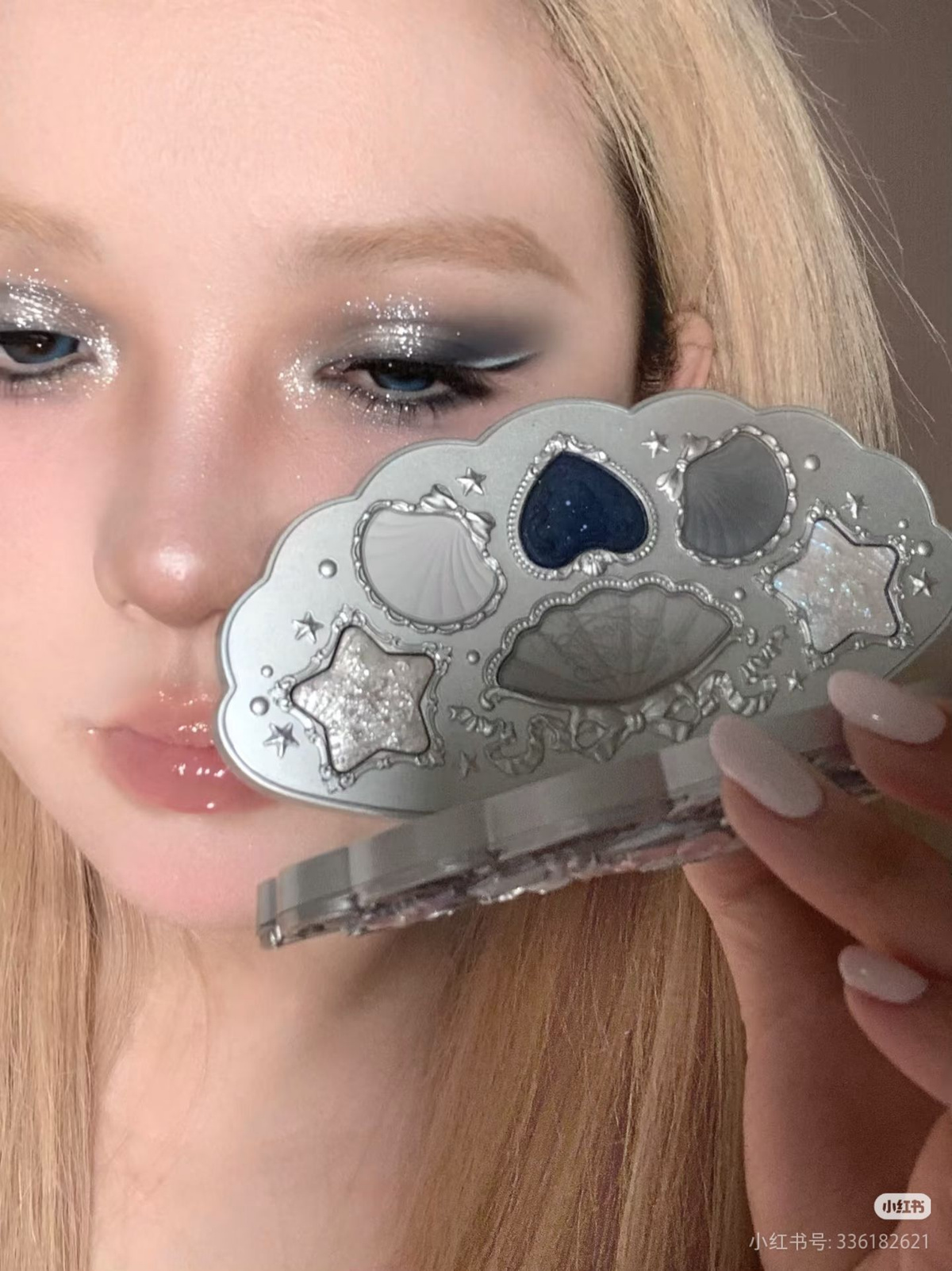 Flower Knows Shell pearl Скорлупа из жемчуга Палетка теней для век ...