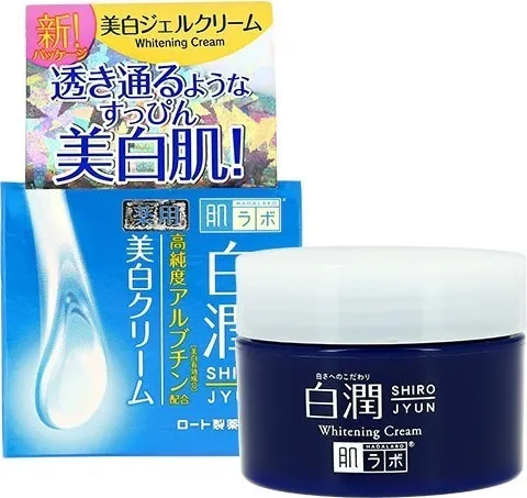 HADA LABO Отбеливающий крем для лица Shirojyun Medicated Whitening ...