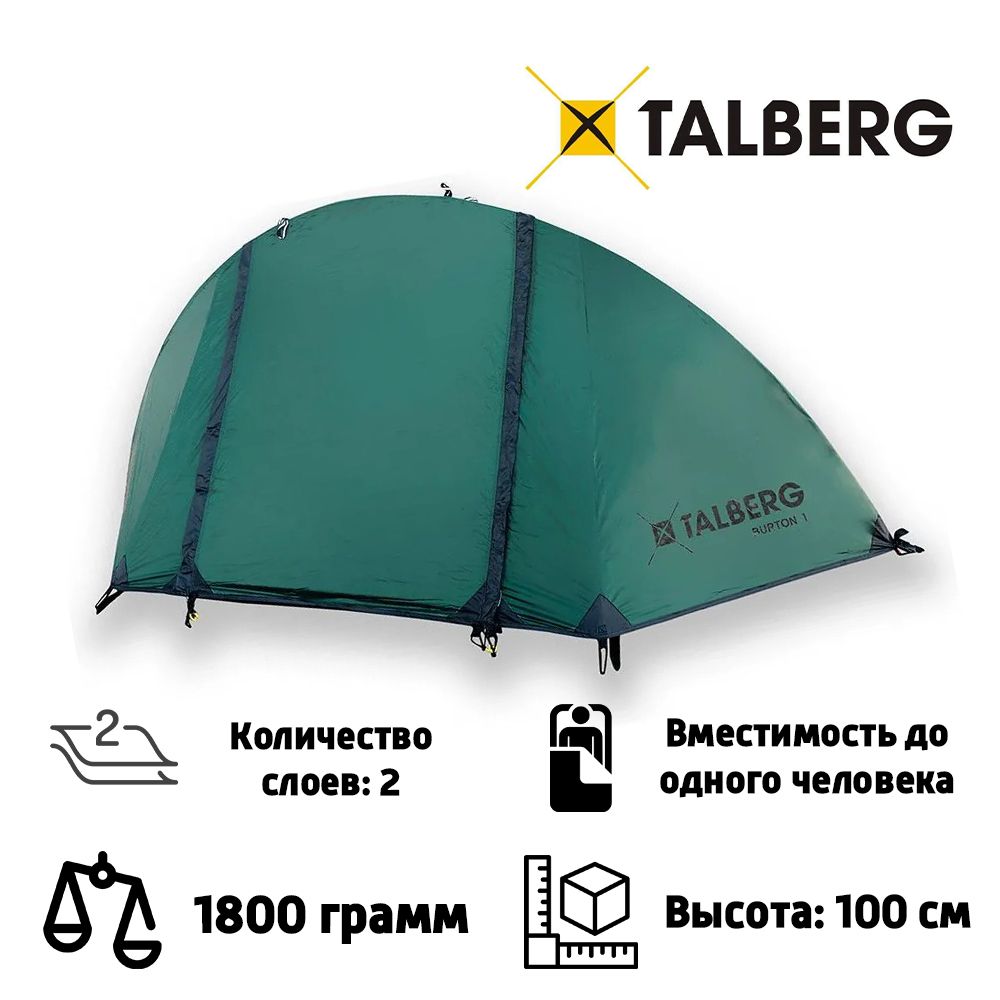Палатка 1-местная Talberg Talberg: Burton 1 Pro купить c доставкой на ...