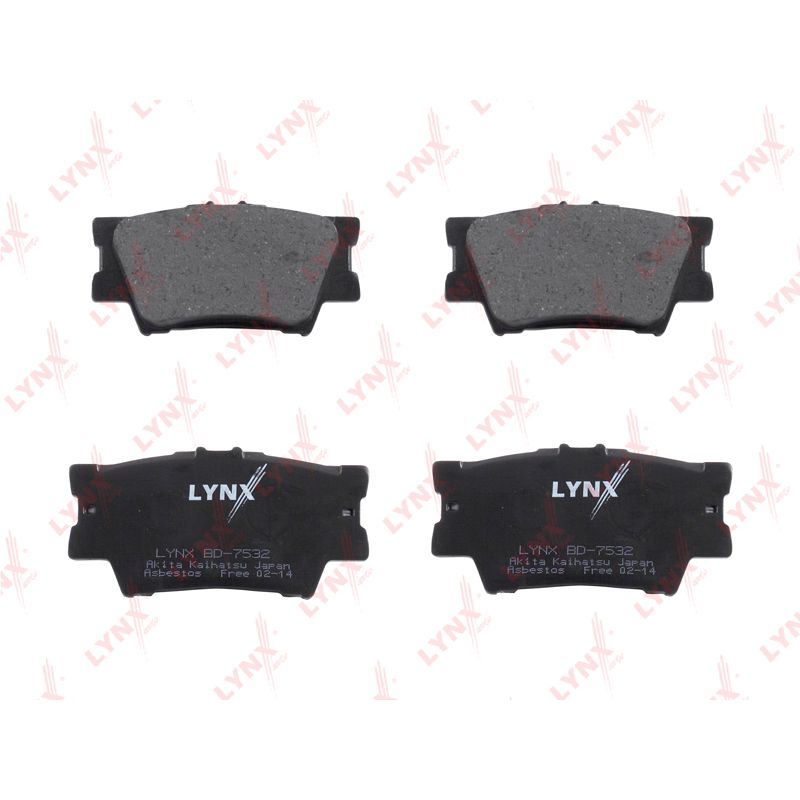 Колодки тормозные дисковые задние для Toyota Rav4 2012-2020, Тойота Рав ...