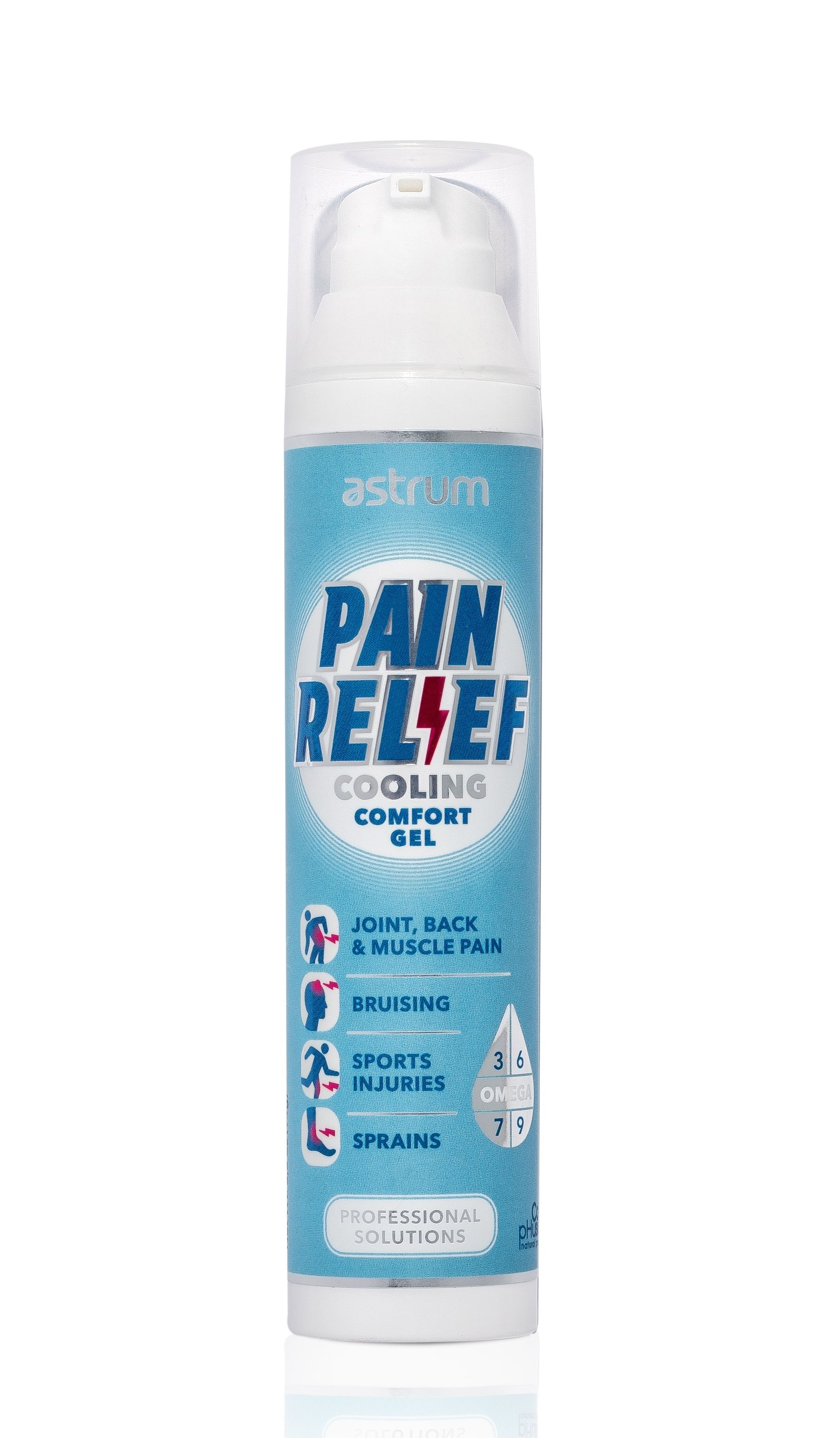 Обезболивающий охлаждающий комфорт-гель ASTRUM PAIN RELIEF, 94 ГР ...