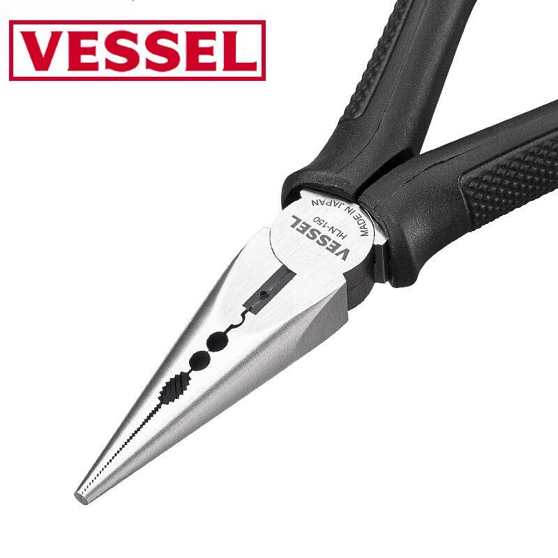 Японские плоскогубцы VESSEL Sharp Nose Pliers 6 дюймов 160 мм ...