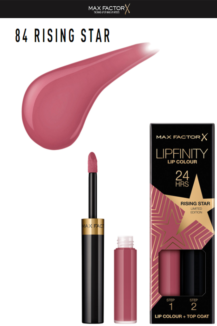 Max Factor lipfinity liquid lipstick 84 Rising Star купить на OZON по ...