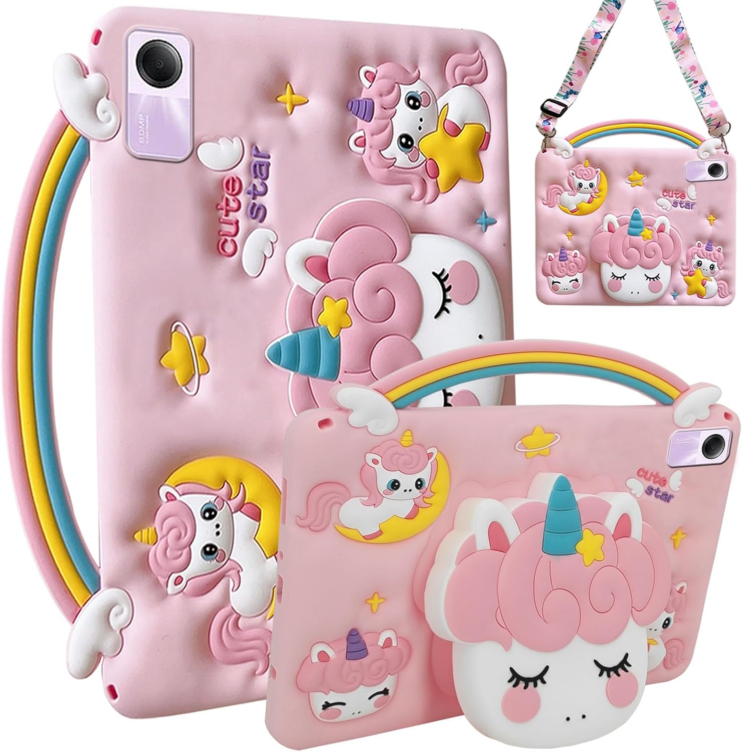 Детский чехол для Xiaomi Redmi Pad 2 11 Inch 2025 Cartoon Silicone ...