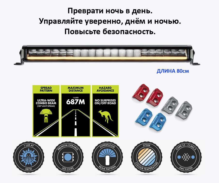 HardKorr Прожектор автомобильный, 1 шт., арт. HKLB-HPR-30S купить на ...