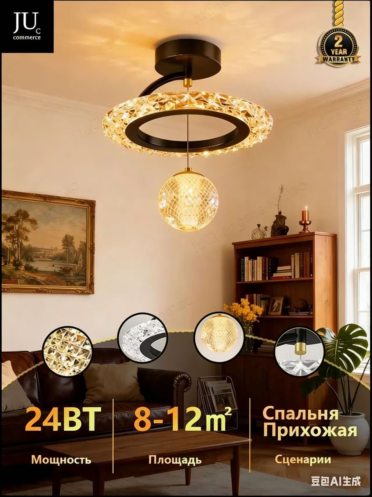 Потолочный светильник, LED купить на OZON по низкой цене (3244834927)