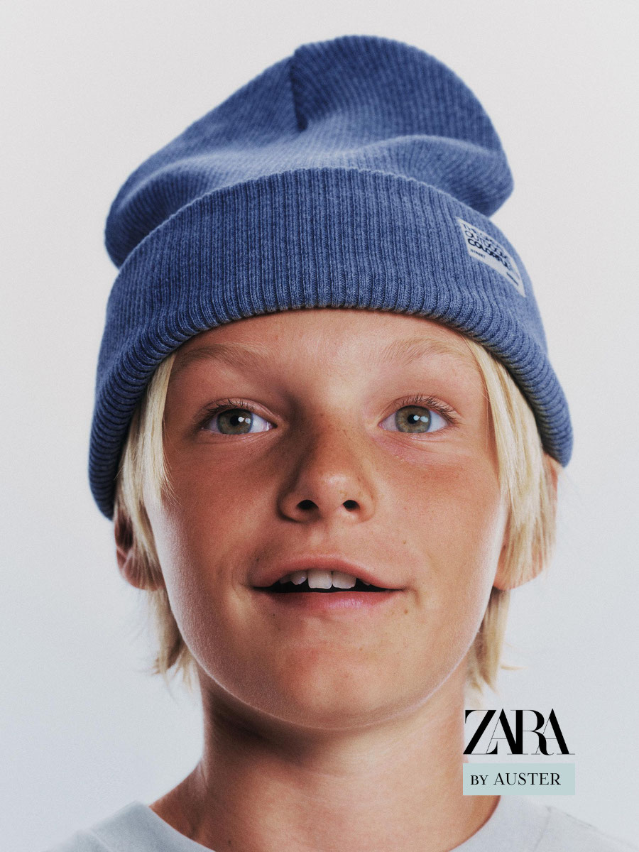 Шапка бини Zara RIBBED COTTON BEANIE купить на OZON по низкой цене ...