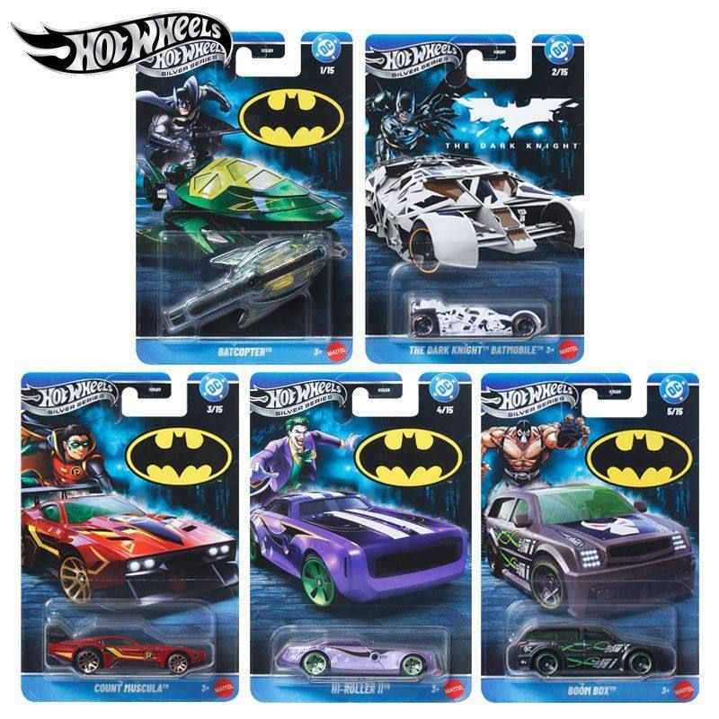 Машинка Mattel HOT WHEELS SILVER SERIES 1/64 BATMAN HDG89-5PCS купить ...
