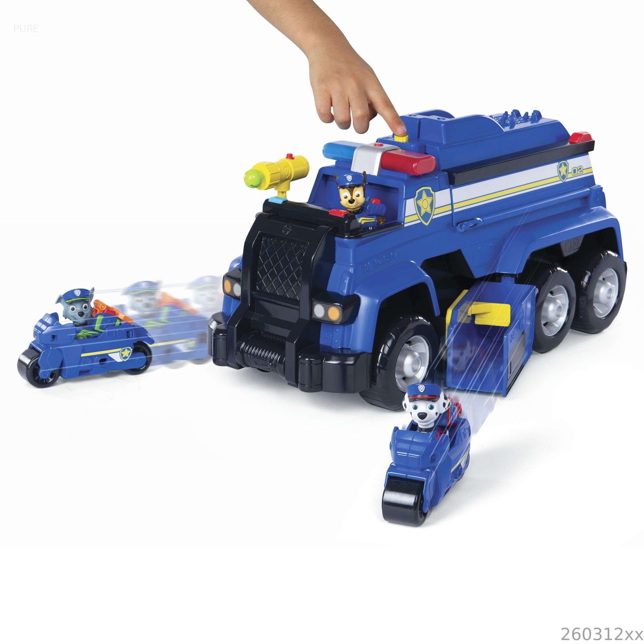 Spin Master Nickelodeon Paw Patrol Chase 5-in-1 Ultimate Police Cruiser ...