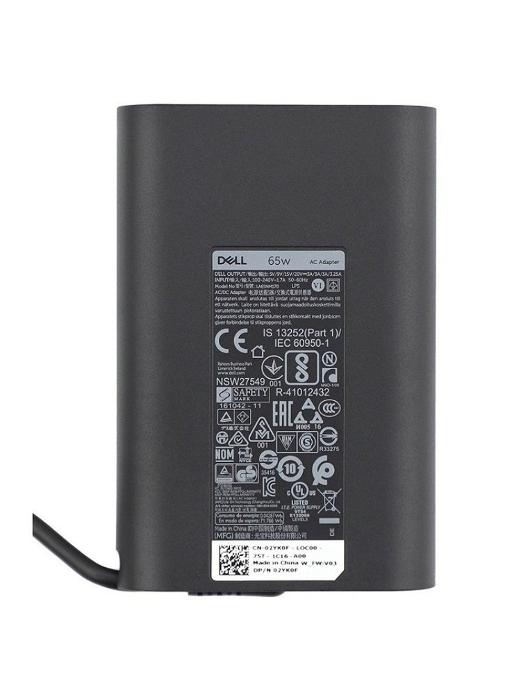 Адаптер блок питания для ноутбука DELL Latitude XPS LA65NM170 DA65NM190 ...