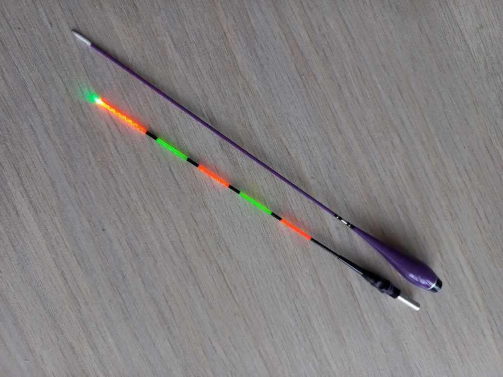 Светящийся красный поплавок, для дневной и ночной рыбалки, поплавки, 1 ...