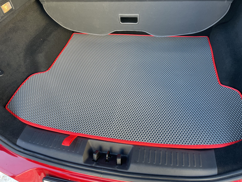 Коврик в багажник EVA Tiggo 7 Pro, цвет серый, красный - купить по ...