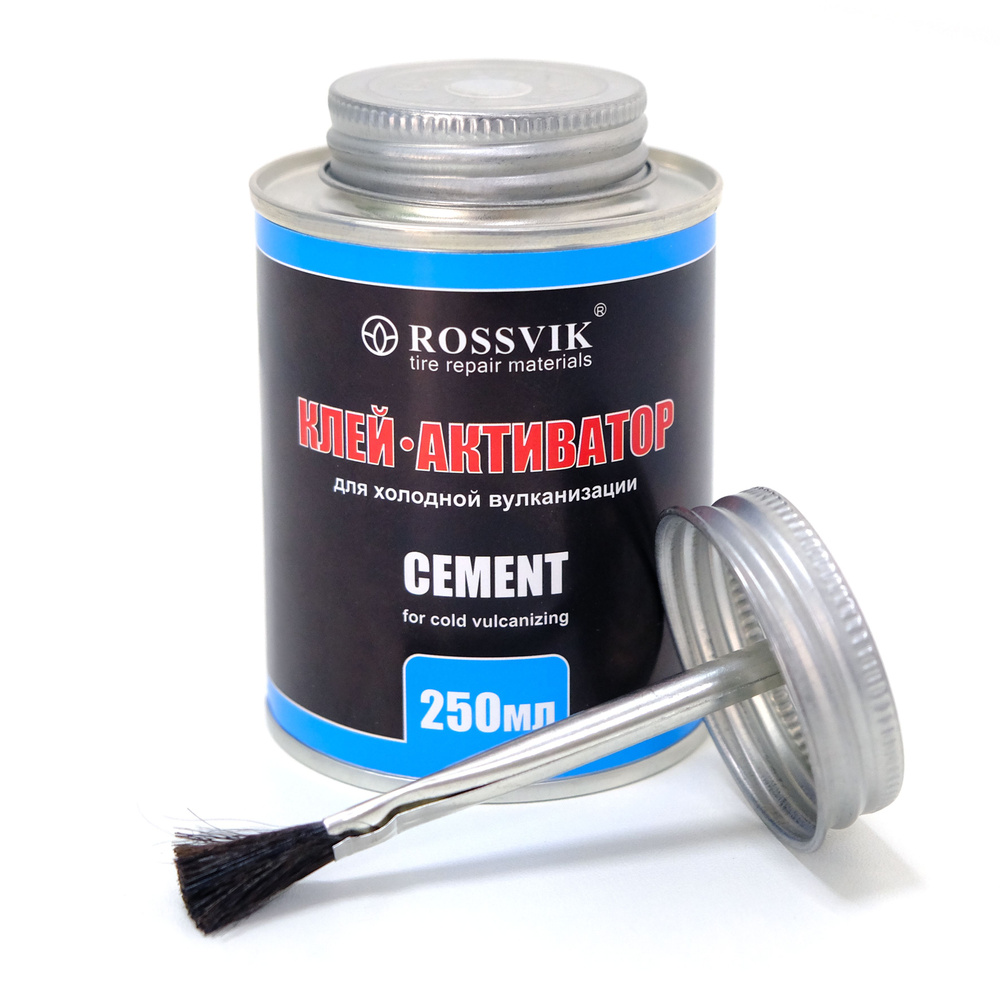 ROSSVIK Клей активатор для ремонта шин банка с кистью 250мл 340гр купить на OZON по низкой цене ...
