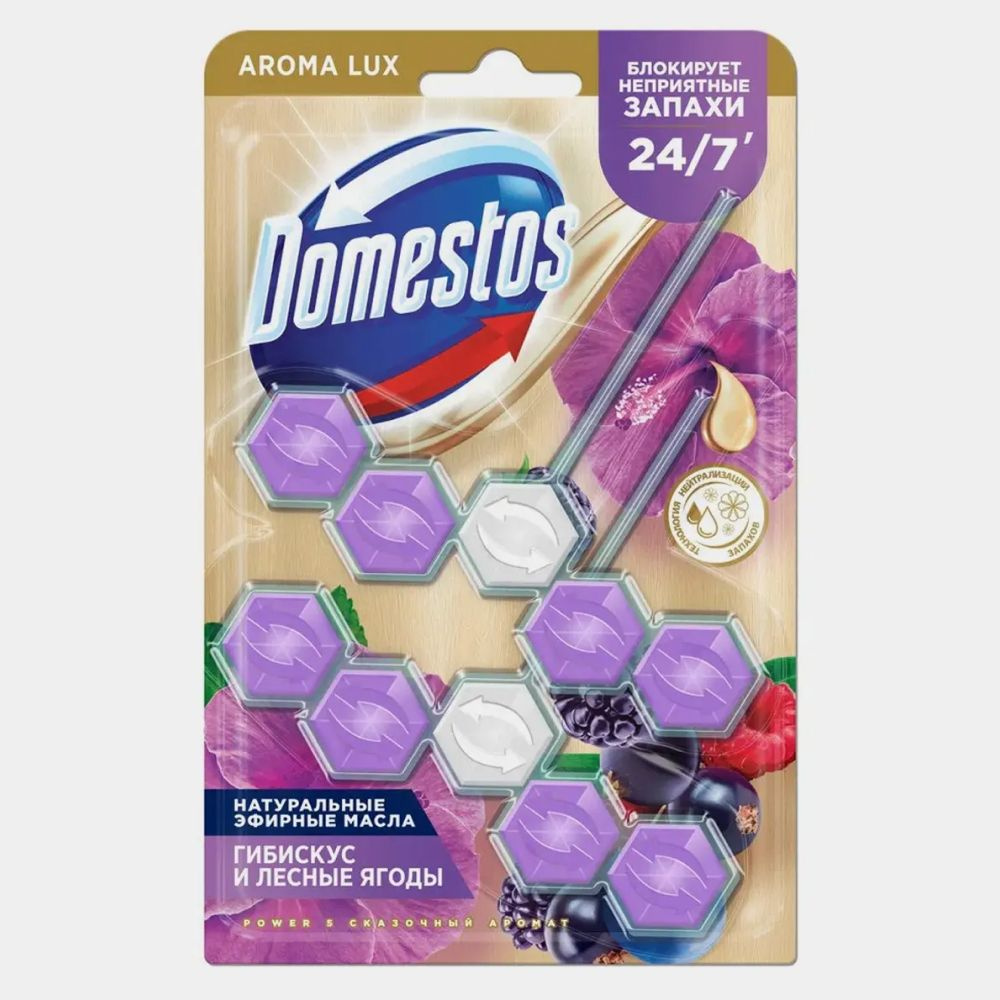 Блок для унитаза Domestos Сказочный аромат для туалета 100 г - купить с ...