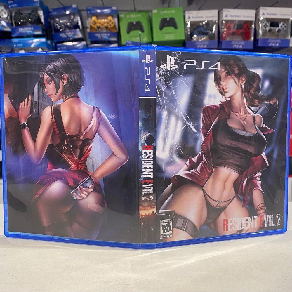 Игра " Resident Evil 2 " PS4 - Кастомная обложка для диска - купить с ...