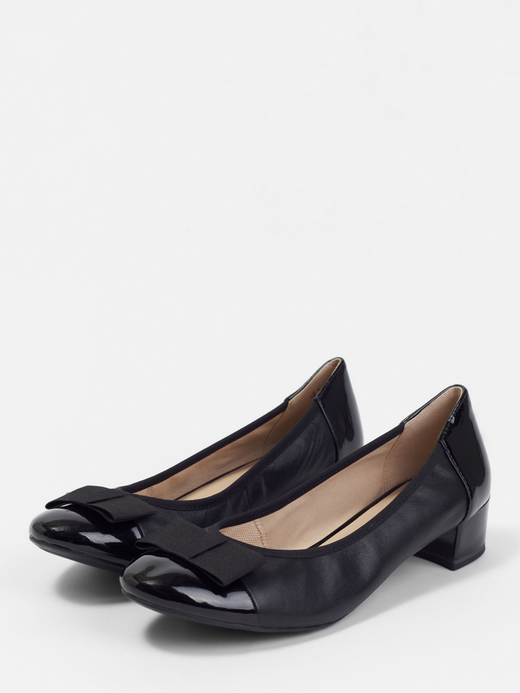 Туфли Женский Caprice Натуральная кожа, размер 37 Стандартный низкий (до 4 см) G лодочки ...