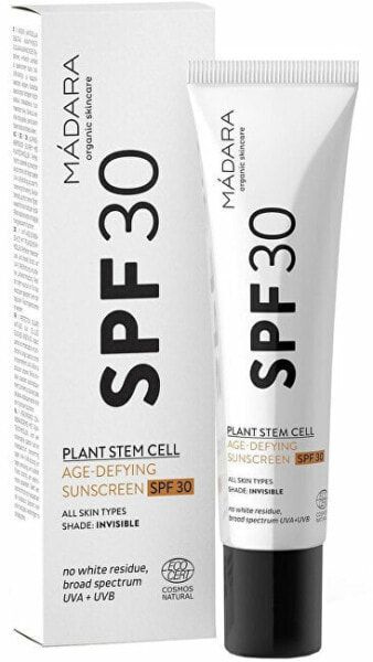 Madara Plant Stem Cell Anti-Age Антивозрастной солнцезащитный крем для лица SPF 30 40 мл ...