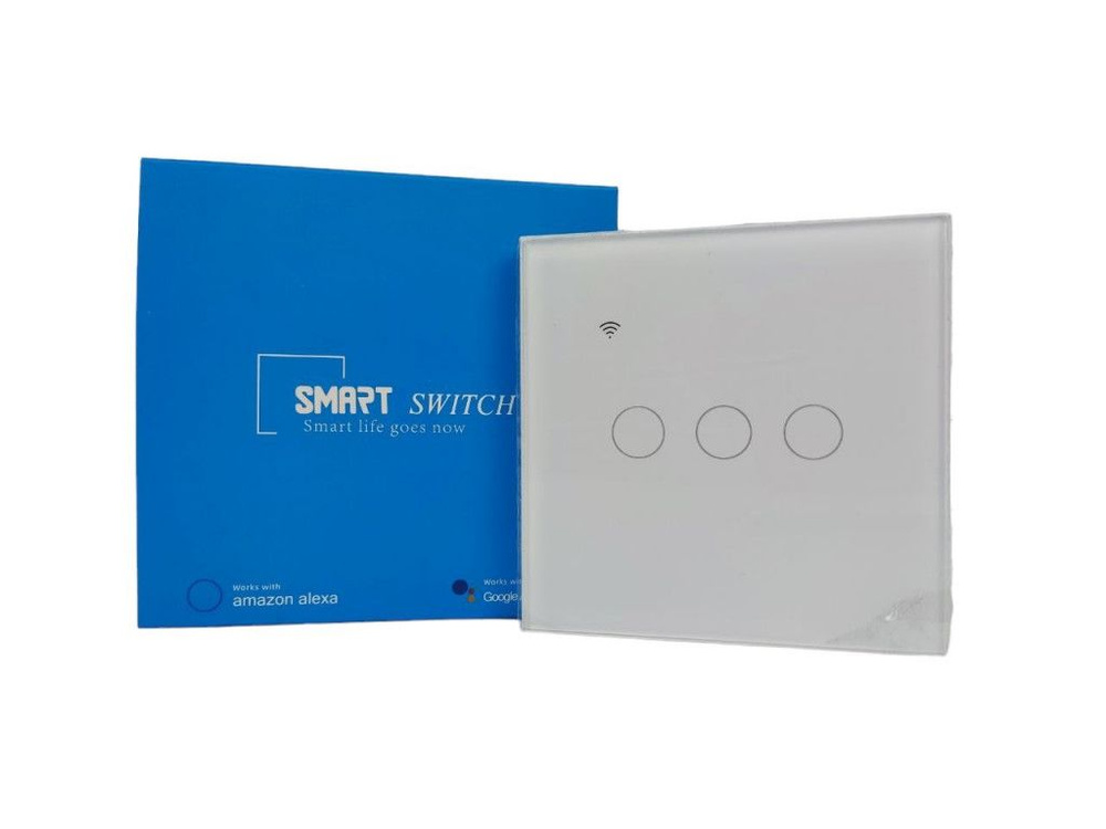 Smart Wi-Fi touch wall switch Умный сенсорный WiFi выключатель ...