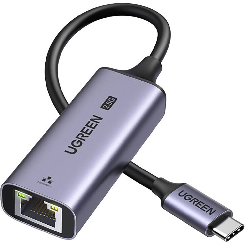 Кабель RJ-45 Ethernet, USB Type-C Ugreen Адаптер CM648 (25052) USB-C 3. ...