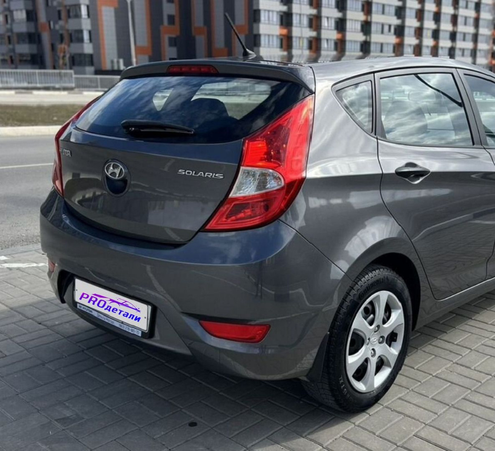 Бампер задний в цвет кузова для Хендай Солярис 1 Hyundai Solaris (2011 ...