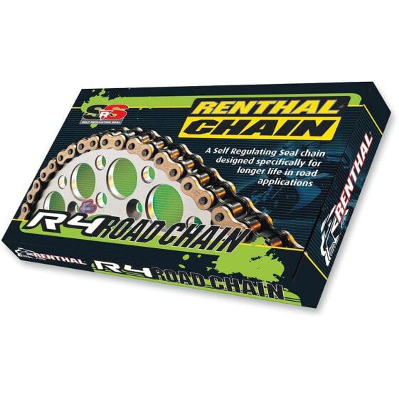 Цепь для велосипеда RENTHAL 520 R4 ATV Quad Stake Rivet SRS Road Chain ...