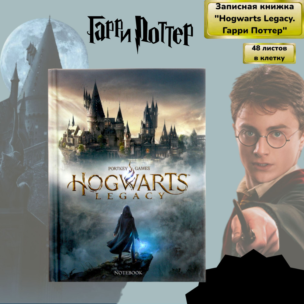 Записная книжка 48л "Hogwarts Legacy. Гарри Поттер" - купить с ...